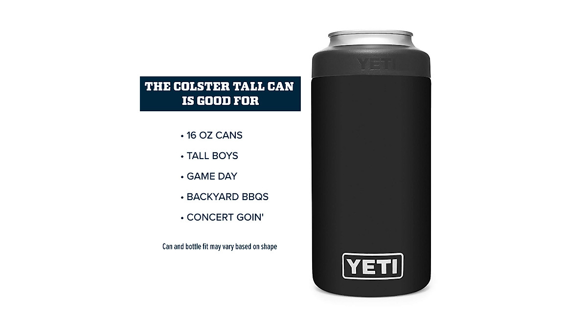 YETI Rambler 16 oz. Colster Tall Can Insulator | Keeps Drinks Cold