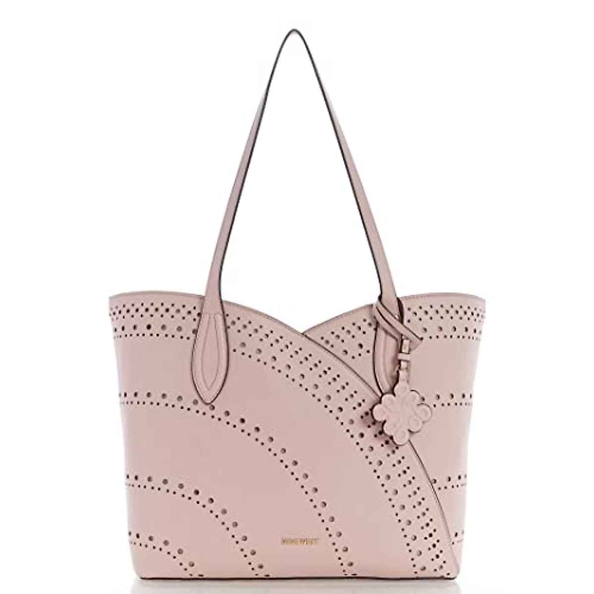NINE WEST Cheyenne Jet Set Tote, Pastel Pink