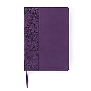 CSB Super Giant Print Reference Bible, Value Edition, Purple LeatherTouch, Red Letter, Presentation Page, Cross-References, Full-Color Maps, Easy-to-Read Bible Serif Type