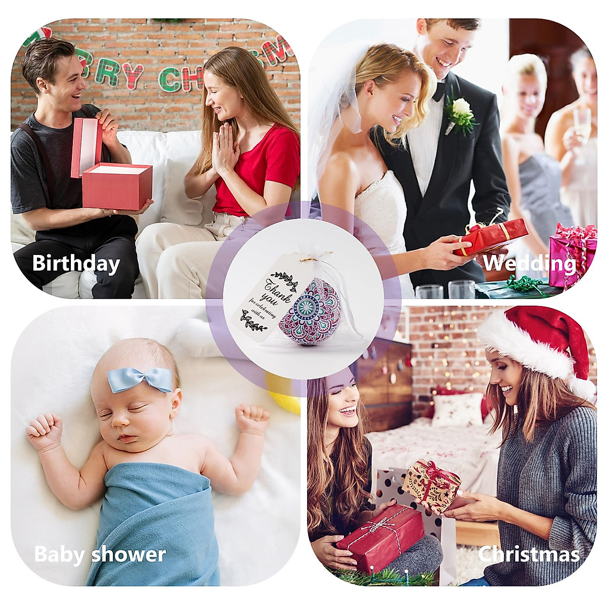 Scented Candles Gift Set - 24 Pack of Aromatherapy Candles for Guests, Bridal Party Favors for Adults Gift for Birthday, Mothers Day, Valentine's Day,Christmas Women Wedding Baby Shower