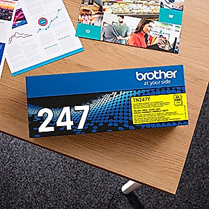 Brother TN-247Y Toner Cartridge, Yellow, Single Pack, High Yield, Includes 1 x Toner Cartridge, Brother Genuine Supplies