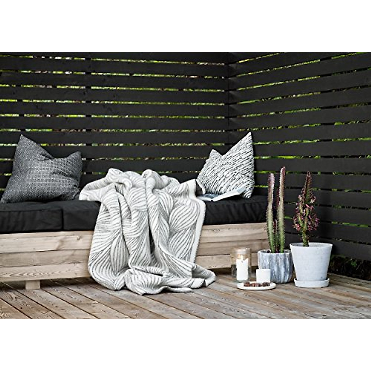 Roros Tweed Designer 100% Norwegian Wool Throw Blanket in Many Patterns (Naturpledd Flette)