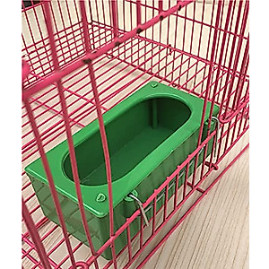 PetPhindU Pigeon Parrot Feeder Bird Feeding Box Bird Food Dish Bowl Water/Food/Seed Holder Birdcage Hanging Feeder