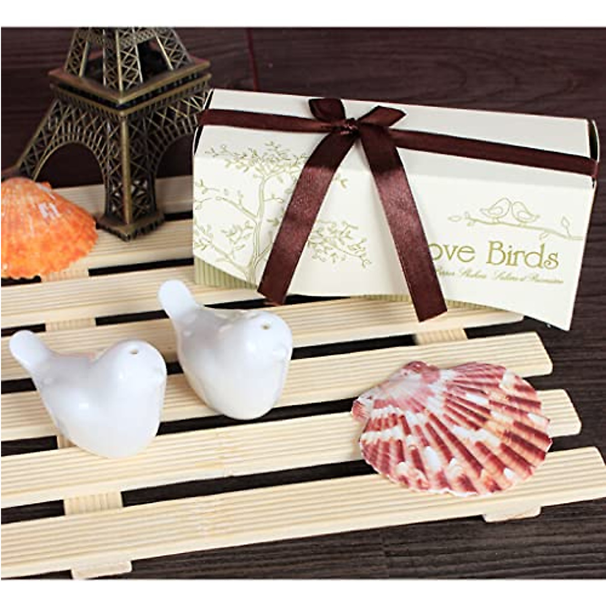 Kitchen seasoning jarLovebirds in the Window Ceramic Salt & Pepper Shakers Creative Bird Spice Jar Kitchen Tools