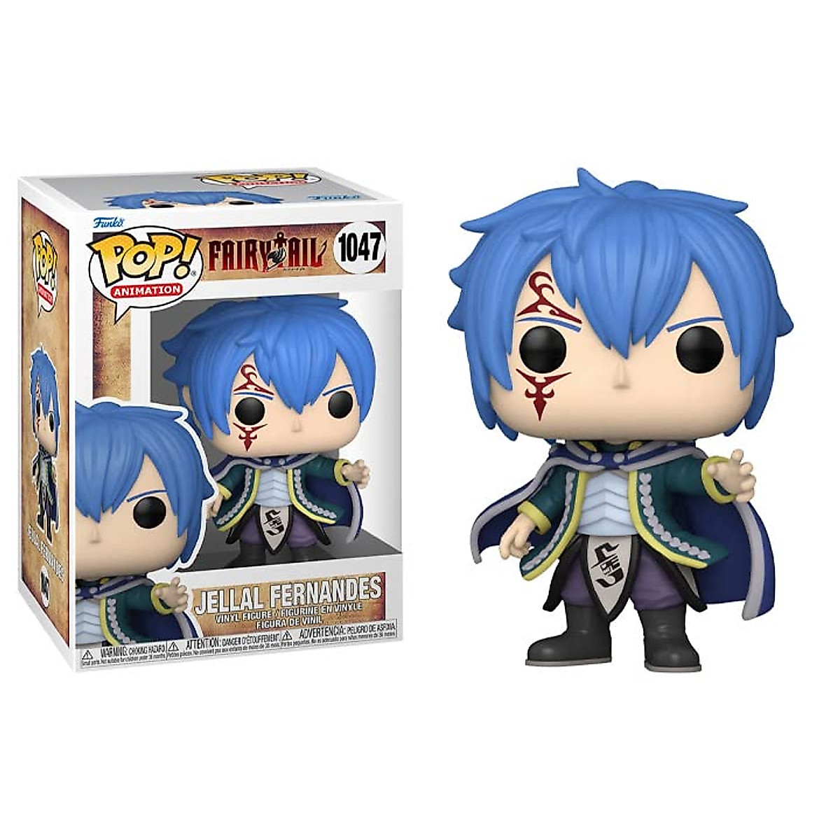 POP Fairy Tail - Jellal Fernandes Funko Vinyl Figure (Bundled with Compatible Box Protector Case), Multicolor, 3.75 inches