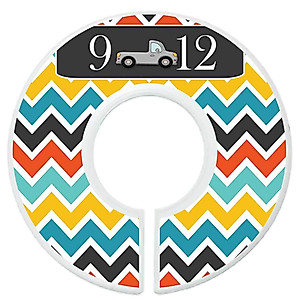 Mumsy Goose Baby Boy Clothes Dividers Nursery Closet Dividers Cars and Trucks