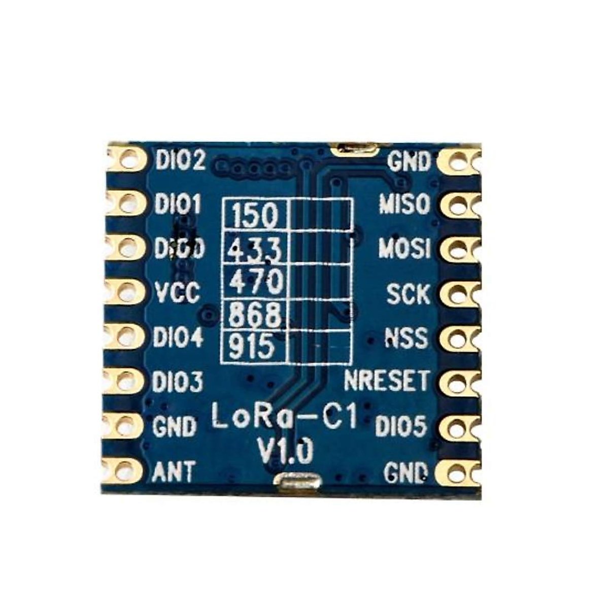 Compatible with RFM95W，LoRa 1276 Chip Module with Arduino 100mW Long Range Wireless Transceiver Module, LORA1276-C1 x 2 pcs