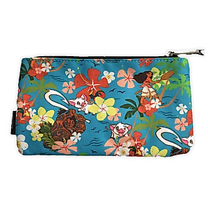 Loungefly Disney Moana Floral All Over Print Cosmetic Pouch