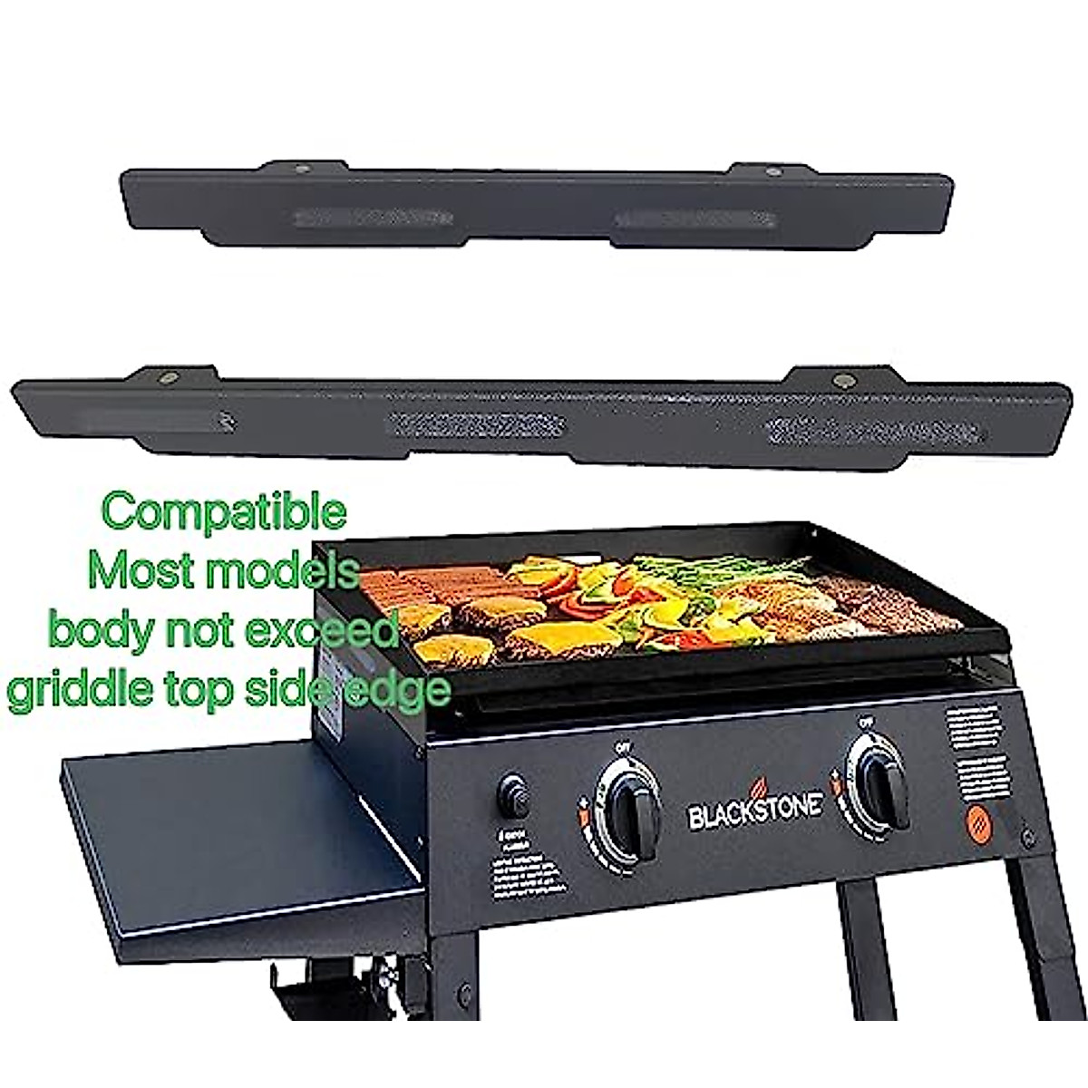 Wind Guards for Blackstone 36' Griddle, Magnetic Wind Screens, Blackstone Griddle Accessories, Fit for Blackstone Grill, Magnetic Stainless Steel Wind Screens Protect Flame Hold Heat (Iron, 36"inch)