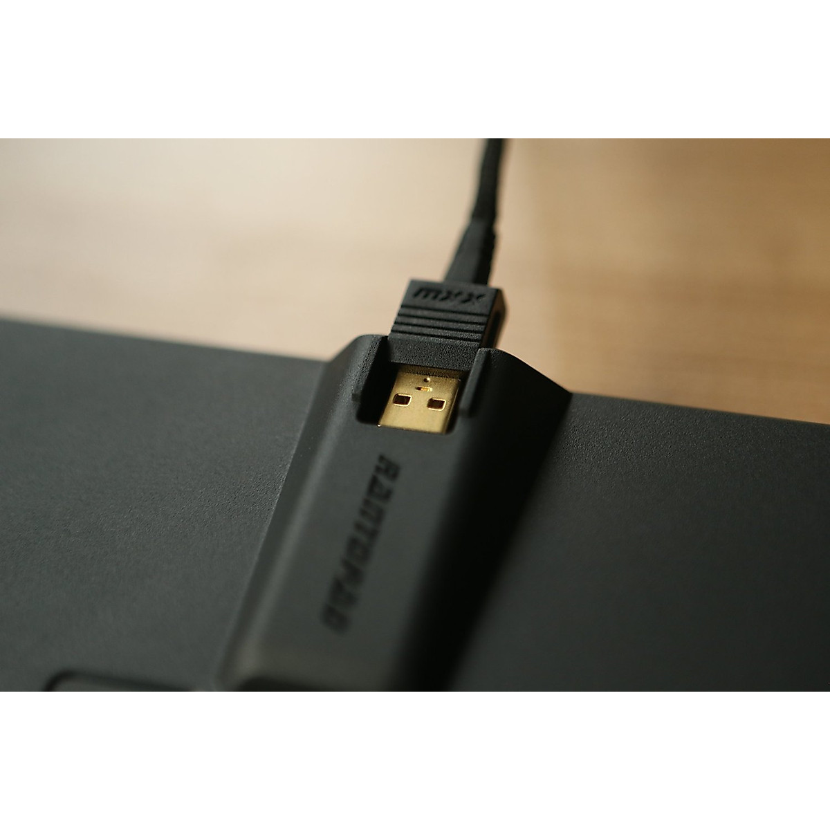 Rantopad MXX Mechanical Gaming Keyboard - 87 Keys,White Backlit, Red Switches, Blue Aluminum Cover, N-Key Rollover