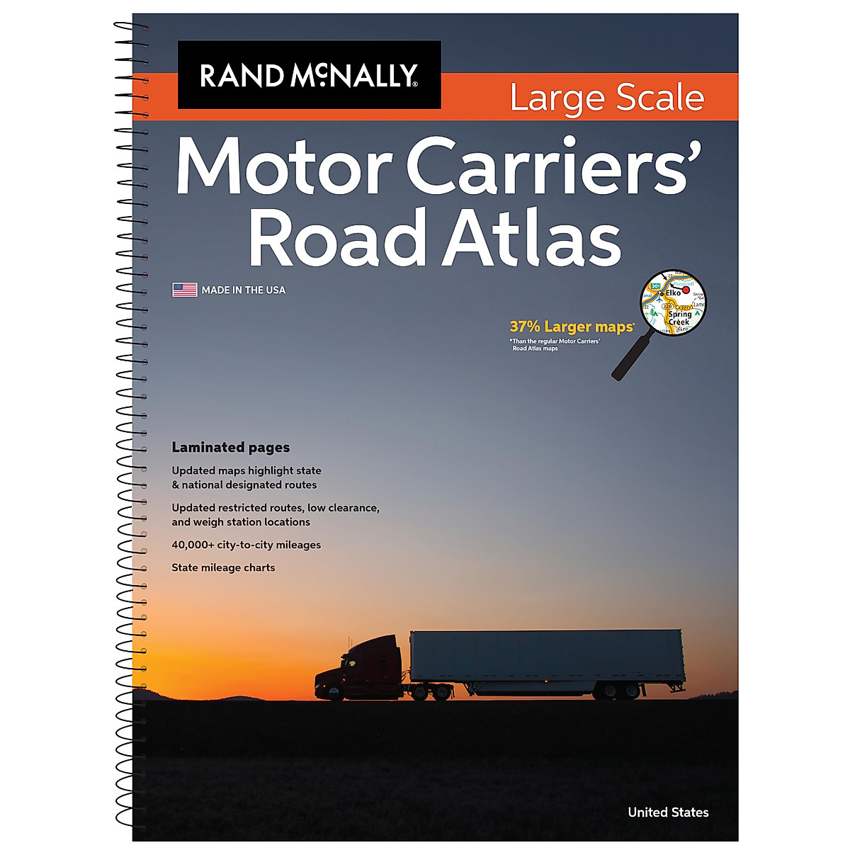 Rand McNally Large Scale Motor Carriers' Road Atlas