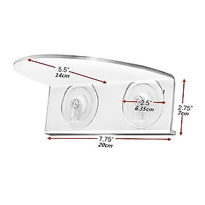 GANAZONO 3pcs window shelf for plants indoor wall mounted shelf indoor plant rack wall shelving wall organizer Shelf Suction Cup Holder Flower Holder Wall Mounted Pot Saver flower stand