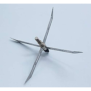 Scoland Shooter Turkey Hunting Broadheads 150 Grain 4” Cutting Dia Archery Arrow Piont 6PK