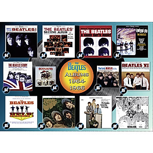 Ravensburger -The Beatles -Albums 1964-66 1000 Piece Jigsaw Puzzle for Adults – Every Piece is Unique, Softclick Technology Means Pieces Fit Together Perfectly