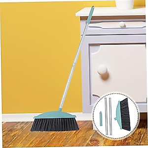 Hemoton Heavy Duty Broom with Long Handle for Home and Office Floor Cleaning Broom Durable Broom Outdoor Indoor Broom Floor Cleaning Broom