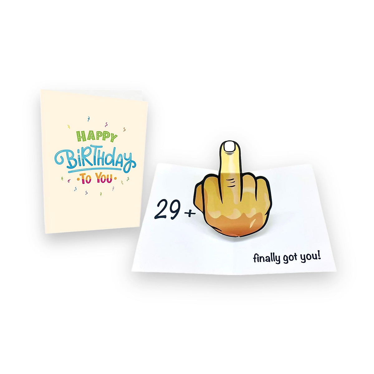 AVINITI Dark Humor Pop Up 30th Birthday Card with Surprising Message in 3D | Gag Bday Popup Card Gift for Friends, Family, Husband, Wife, Son, Daughter, Co-worker (30th Birthday)