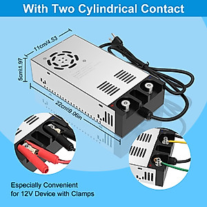 IMAYCC AC to DC Converter SMPS 110V to 12V Converter 12V DC Power Supply, Universal 120V to 12V Converter Transformer Max Current 50A 600W