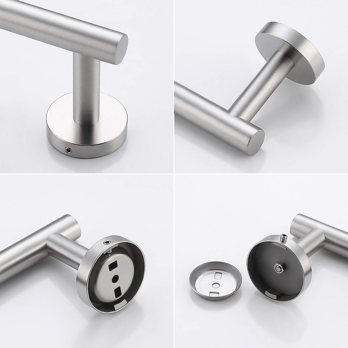 KES Bathroom Towel Bar, Towel Hangers for Bathroom Wall Shower Hand Towel Holder Hanger 27.6 Inches SUS304 Stainless Steel RUSTPROOF Wall Mount Brushed Steel, Total Length 29.9 Inch, A2000S75-2