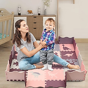 56" X 56" Baby Play Mats Floor Mat Foam Puzzle Playmat for Toddler and Kids