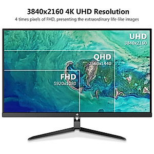 Z-Edge U32I4K 32 Inch 4K Monitor, UHD 3840 x 2160 IPS Monitor, AMD FreeSync, Viewing 178°, HDMI and USB Type-C Connectivity, 60Hz Refresh Rate, 8ms, 3-Side Virtually Ultra-Slim Bezel Design