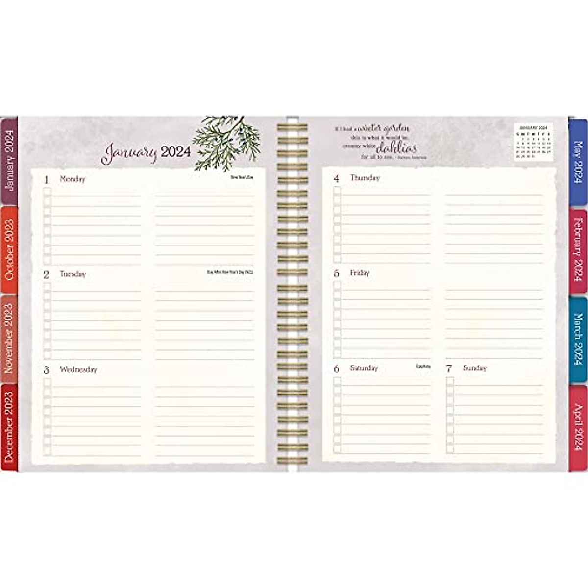 WSBL Botanical Gardens 2024 Agenda Planner (24996051001)