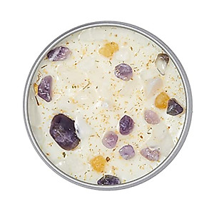 Frankincense & Myrrh Candle by New Moon Beginnings - Winter Holiday Candles - Herb & Crystal Candles - Soy Candle - Christmas Candles