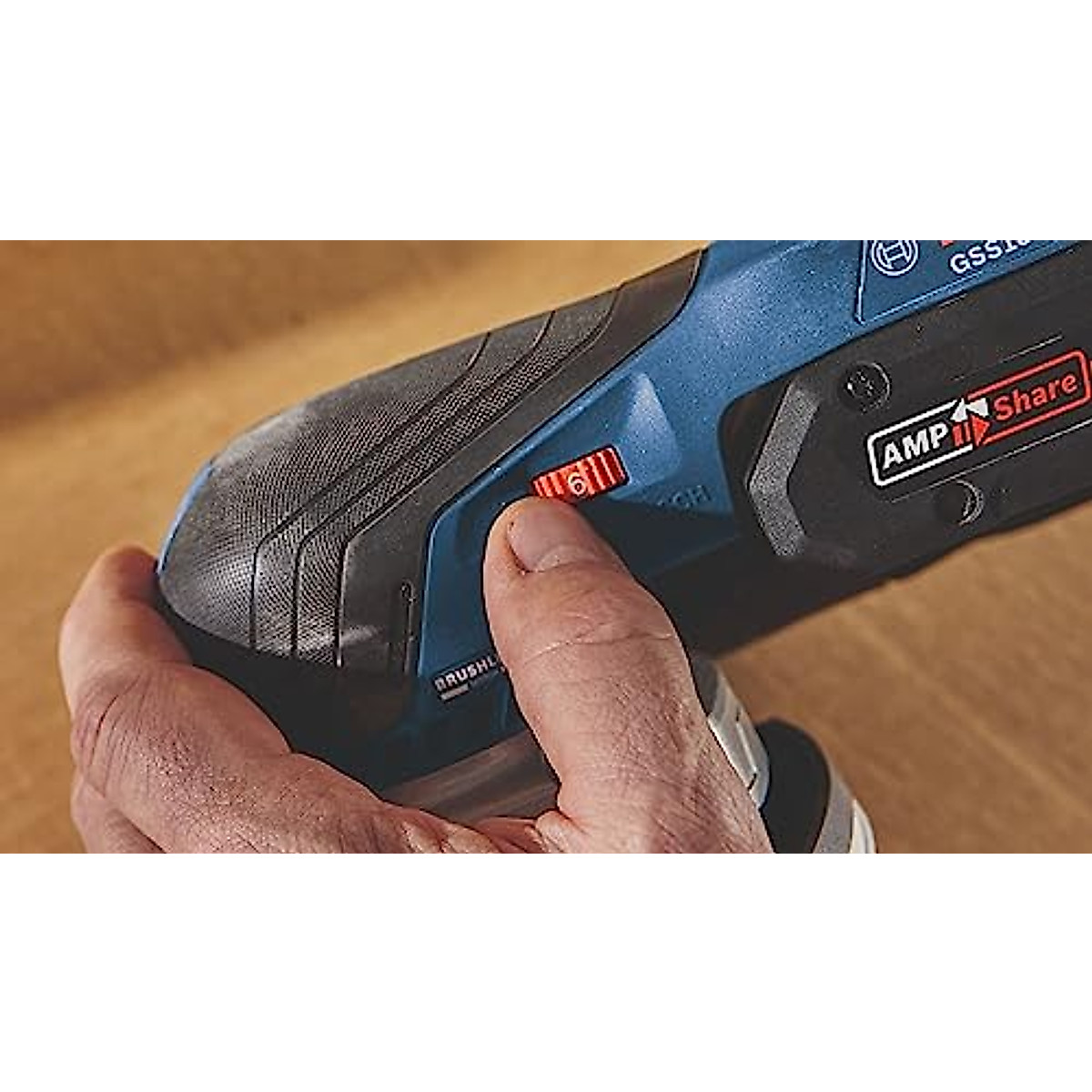 BOSCH GSS18V-40N 18V Brushless Sheet Orbital Finishing Sander with Dust Bag, 1/4 Sheet and 1/3 Sheet (Bare Tool)