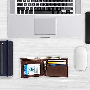 Columbia Men's Leather Extra Capacity Slimfold Wallet