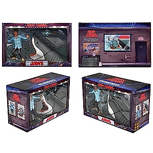 NECA - Jaws Toony Terrors Jaws & Quint 6 Action Figure 2Pk