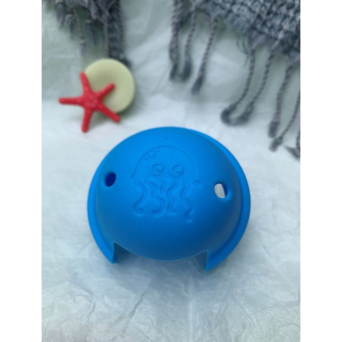 Bath Tub Overflow Drain Cover, Trip Lever Cover, Protects from Accidental Contact of Lever, Overflow Plate Cover, Use Lever While Installed, Durable, Soft, Kids Can't Pull Off, Easy Install (Orange)