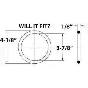 151120 OR-34 Replacement Water Filter Housing Oring Compatible with Pentek Culligan DuPont (6 Pack)