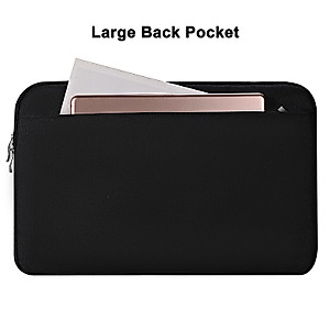 Portable Monitor Case 15.6 Inch,Losong Protective Carrying Sleeve for Most 15.6 in Portable Monitors,Water Resistant Portable Computer Laptop Display Bag with Accessory Pocket,Size-15.3"x9.8" Black