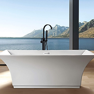 Freestanding Bathtub Faucet with Hand Shower