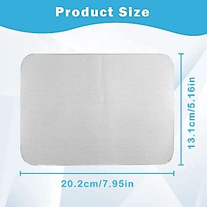 CLIO Inflatable Boat Repair Patches, 3 Pcs Waterproof PVC Set for Rafts, Kayaks, Canoes, Gray