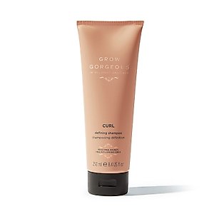 Grow Gorgeous Curl Shampoo 250ml - Gentle Cleanser for Smooth, Manageable, Bouncy Curls - Vegan