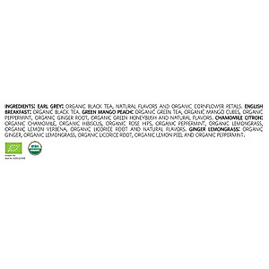 Tea Forte Single Steeps Loose Leaf Tea Sampler, Assorted Variety Box, Single Serve Pouches (Assorted - Tea Tasting), 15 Count (Pack of 1)