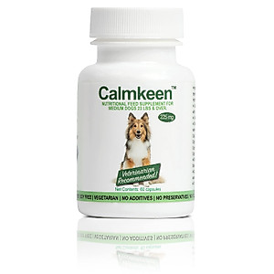 Calmkeen 225 mg 60 Count Nutritional Supplement for Medium Dogs 23 Pounds and Up (Formerly Calmkene)