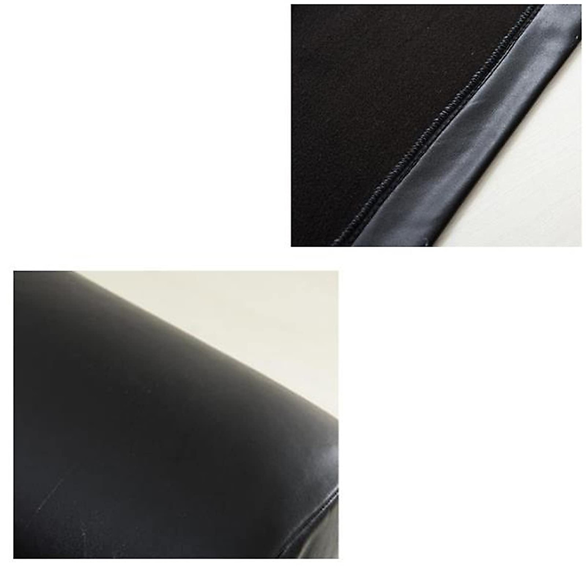 ZHOUZHOU Thick Soft Sofa Armrest Covers, PU Leather Stretch Furniture Armrest Protector, Chair Couch Waterproof Recliners Sofas Chairs Arm Covers Slipcovers,Coffee