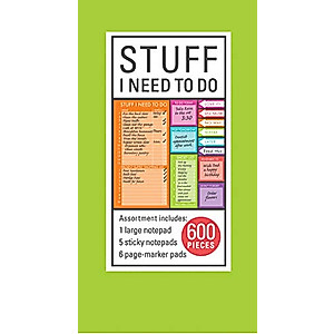 Book of Sticky Notes: Stuff I Need to Do - Brights