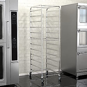 Krollen Industrial 12 Pan End Load Bun / Sheet Pan Rack - Unassembled