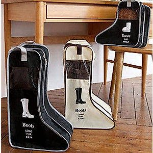 WITERY Boots Shoe Bag Travel Organizer Storage Cube-Portable Waterproof Shoe Bags Organizer Dust Cover Protector Bag Under Bed Wardrobe Organizer