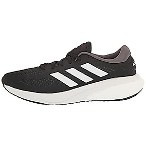 adidas Men's Supernova 2 Running Shoe, Black/White/Grey, 10