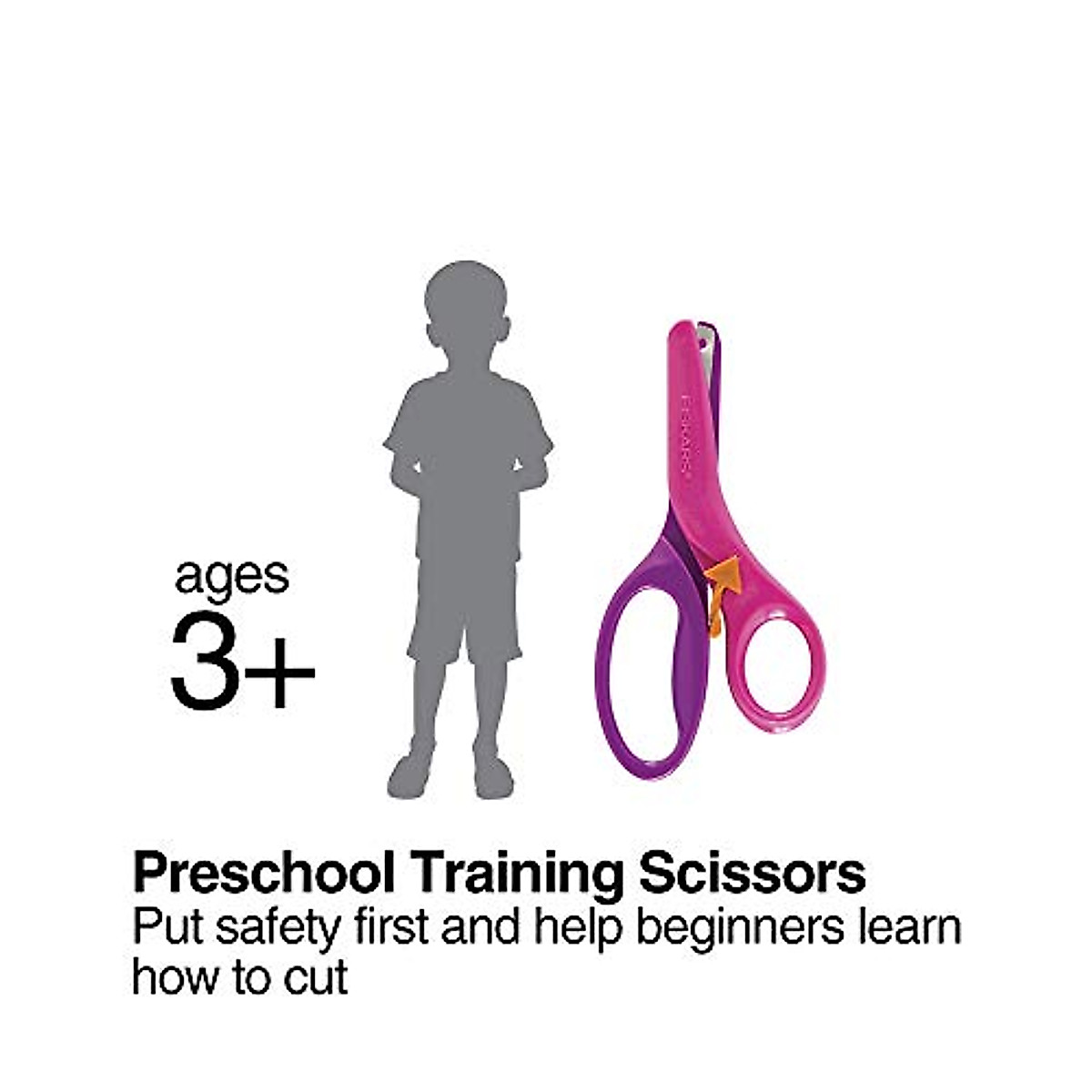 Fiskars Preschool Training Safety Scissors for Kids (6 Pack)
