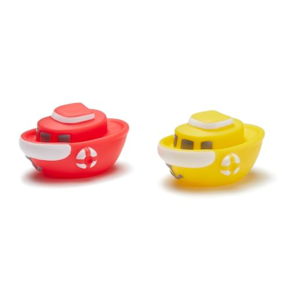 Melissa & Doug Children’s Book - Float-Alongs: Tiny Tugboats (Bath Book + 3 Floating Tugboat Toys)