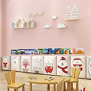 AZSKY 48 Inch Long Narrow Floating Shelves for Wall Storage Rustic Natural Wood Wall Shelf for Wall Décor Wall Bookshelf for Kids Room Picture Ledge Shelf a Set of 3