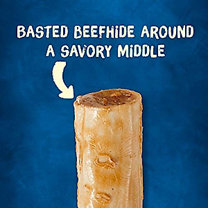 Purina Busy Rawhide Large Breed Dog Bones, Rollhide - (12) 2 ct. Pouches