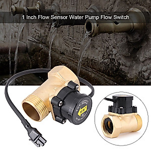 HT-800 G1 Thread 220V Magnetic Wate Flow Sensor Switch Pipe Boosting Pump Laser Machine Automatic Electronic Switch Control for Shower Low Water Pressure Solar Heater Water Circulation