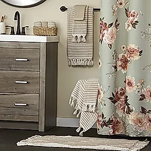 SKL Home Longborough 100% Turkish Cotton Hand Towel Set, 16x26, Tan