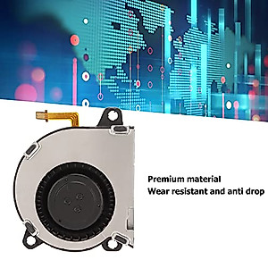 Pomya Internal Cooler Fan Replacement, Internal Cooling Fan for Switch LOED Game Console, Low Noise ABS Internal CPU Cooling Fan Replacement for Switch LOED