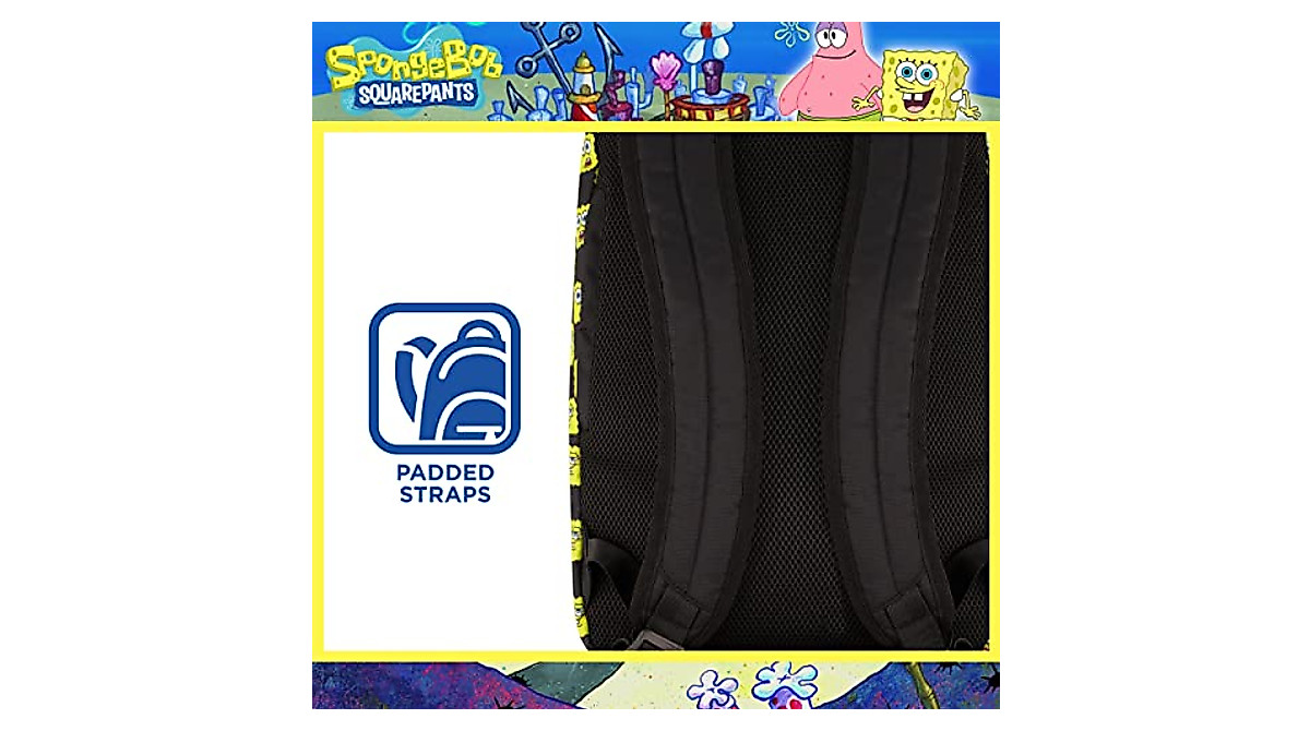 Concept One SpongeBob 13" Laptop Backpack for School/Travel